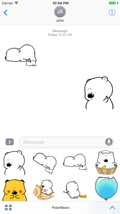Polar Bears Animated Stickers by Thiet Duong
