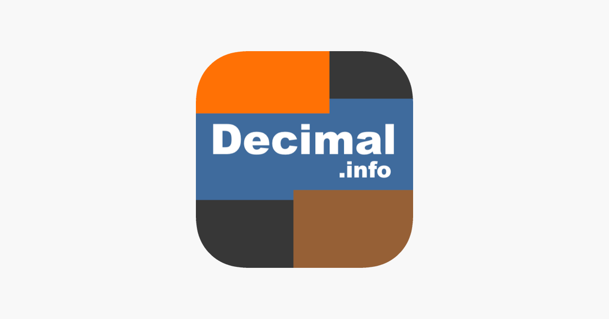 Decimal On The App Store