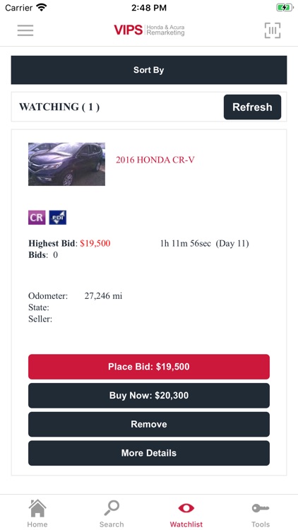 Honda and Acura VIPS by Openlane Inc.
