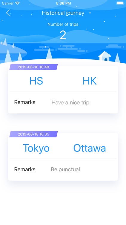 Trip Reminder by Dominic Sharp