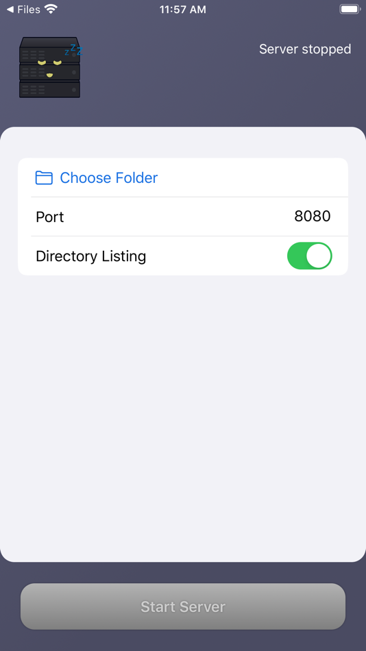 TinyServer by Christian Lobach - (iOS Apps) — AppAgg