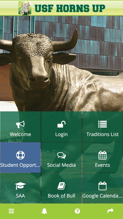 USF Horns Up Student App by USF Alumni Association