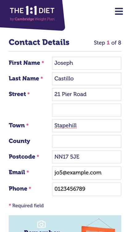 ePRF (Personal Record Form) by Cambridge Weight Plan Ltd