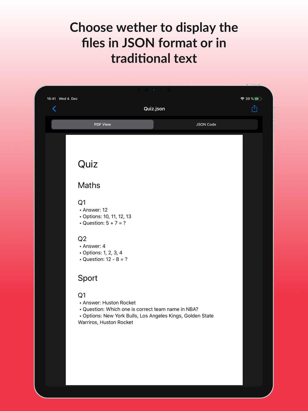 JSON Viewer Json File Reader Download App For IPhone STEPrimo