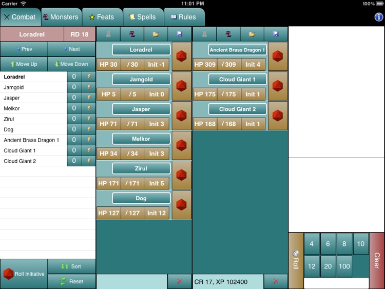 Combat Manager by Kyle Olson