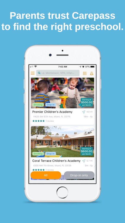 Carepass - Preschool finder by Carepass