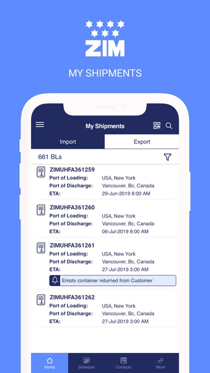 ZIM Shipping by ZIM INTEGRATED SHIPPING SERVICES LTD.