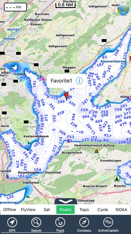 Lucerne - Lauerz HD GPS Charts by Flytomap