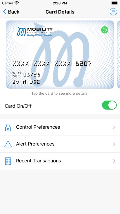 Mobility CU Card Secure by MOBILITY Credit Union