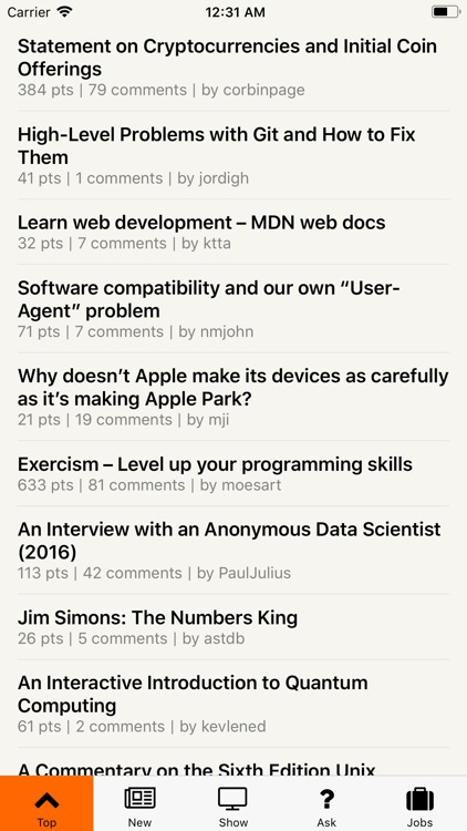 React Native Hacker News by George Jose