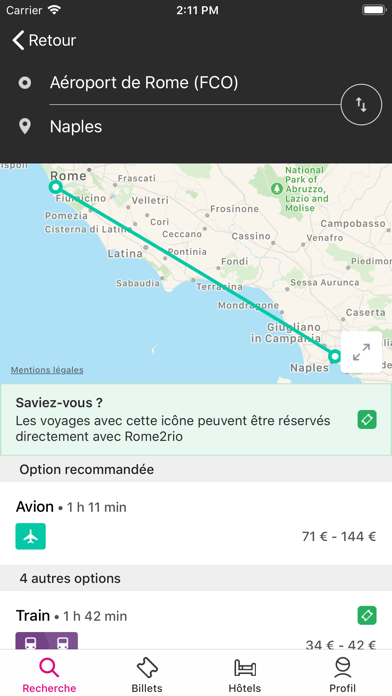 Télécharger Rome2rio pour iPhone / iPad sur l'App Store (Voyages)