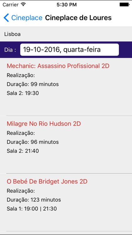 CINEPLACE, Ticket by VGraf, Lda