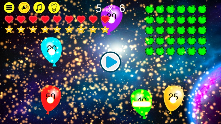 Times Tables Balloon Pop by Math Galaxy