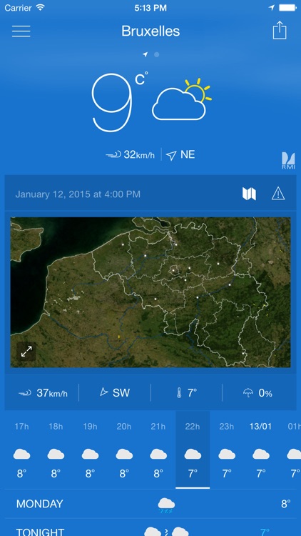KMI-IRM - Weather for Belgium by KMI - IRM