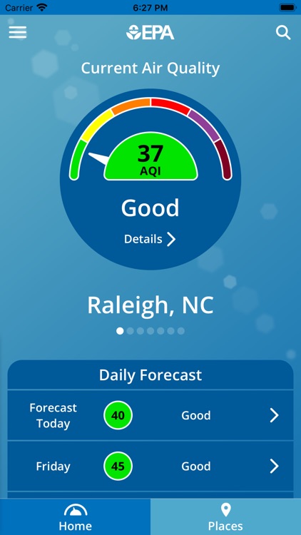 EPA AIRNow by United States Environmental Protection Agency (USEPA)