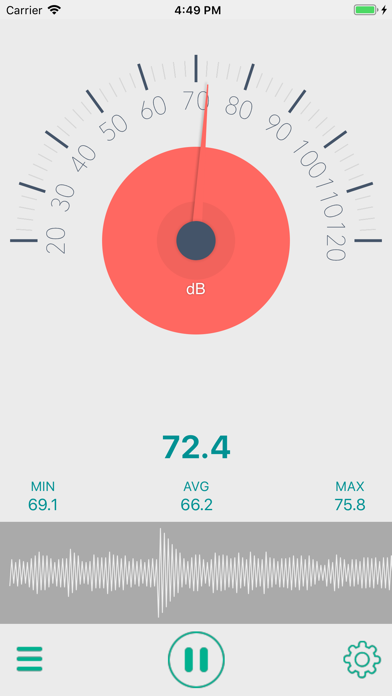 Sound Meter - Decibel Meter ! PC 버전: 무료 다운로드 - Windows 10,8,7 [한국어 앱]
