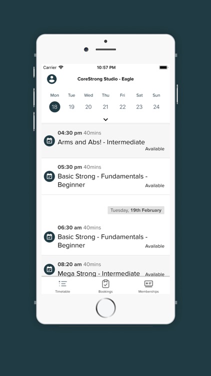 CoreStrong App by CoreStrong