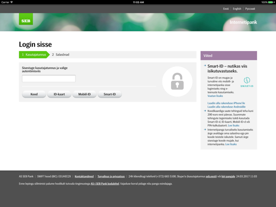 Télécharger SEB Eesti pour iPhone / iPad sur l'App Store (Finance)