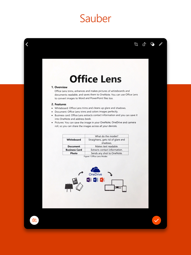 Gut gelungen: Microsoft Office Lens