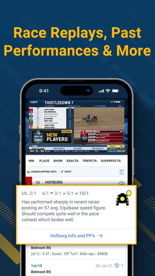 TVG - Horse Racing Betting App by TVG - (iOS Apps) — AppAgg