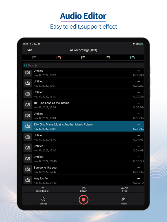 Recorder Plus - record & edit - App voor iPhone, iPad en iPod touch ...