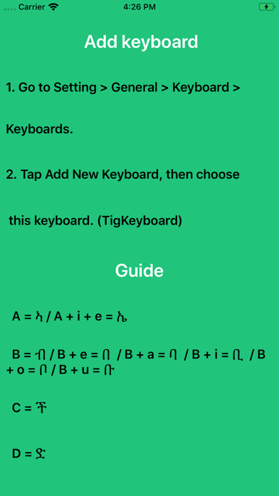 Tigrigna Keyboard for PC - Windows 7,8,10,11