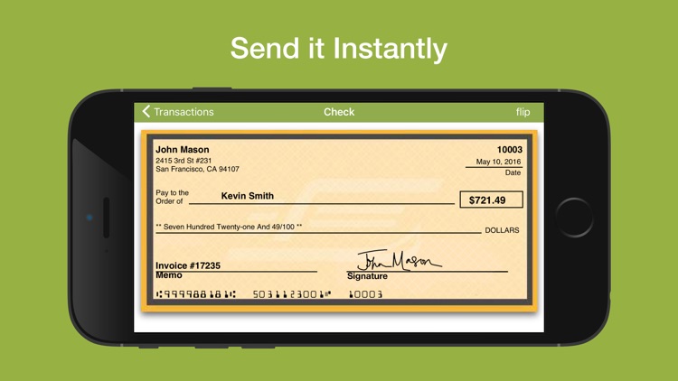 SnapCheck - paperless checks by Ajay Singh