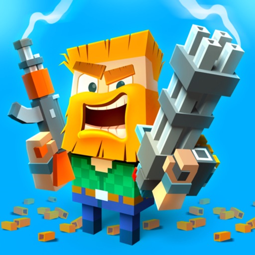 Pixel Cube Brick Rage by Waranthorn Chaikhamruang