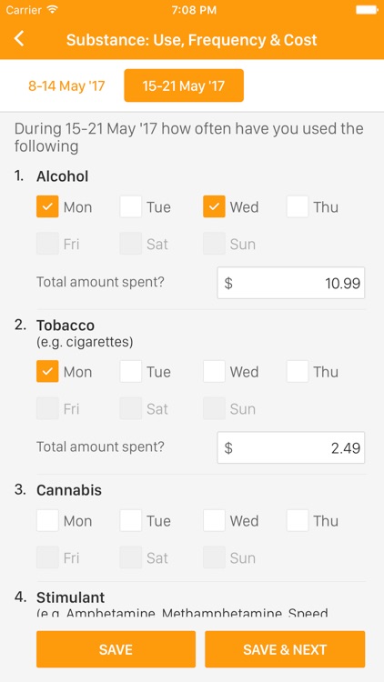 Substance Use Diary by Nick Knol