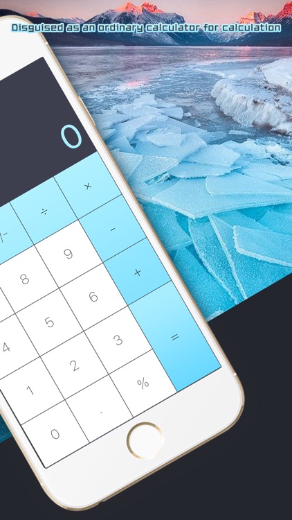 Fake calculator - Private secret photo album by Bowang Liu