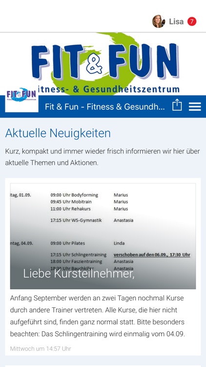 Fit & Fun - Beckum by Tobit.Software