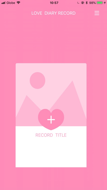 Love diary record by Daniela Kulikutan