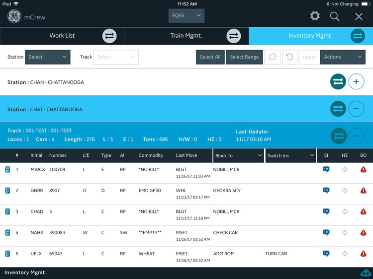 RailConnect 360 – mCrew by General Electric Company