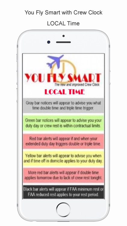 You Fly Smart with Crew Clock LOCAL Time by Greg Hofer