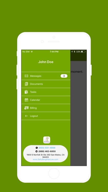 Sally Bergman Client App by Superius Ventures, LLC