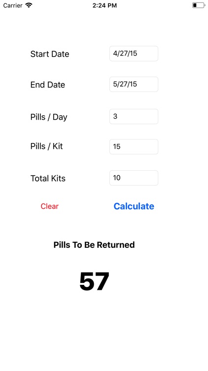 Pill Calculator by Izza Khan