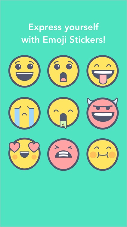 Big Emoji Stickers by Alex Brown