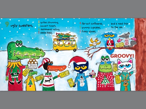 Pete the Cat's 12 Groovy Days of Christmas by James Dean & Kimberly ...