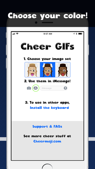 Cheer GIFs Cheerleading Emojis for PC - Windows 7,8,10,11