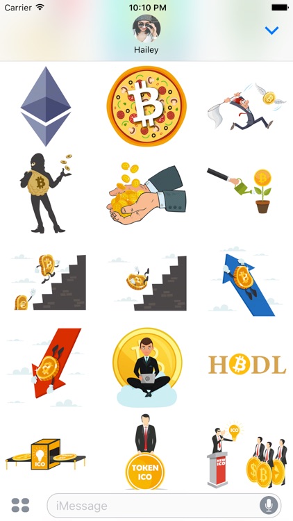 Bitcoin Crypto Stickers by EDB Group