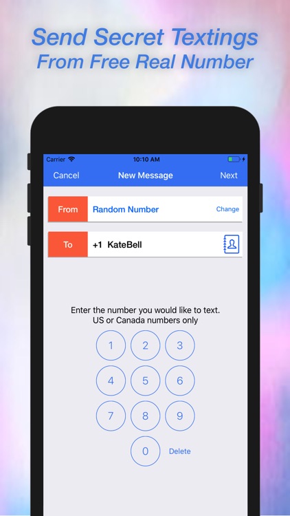 Private Texting & 2nd Number by Xuefeng Hu