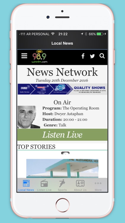 WINN FM 98.9 by Gregory Bowrin