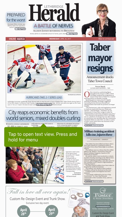 Lethbridge Herald e-Edition by PressReader Inc