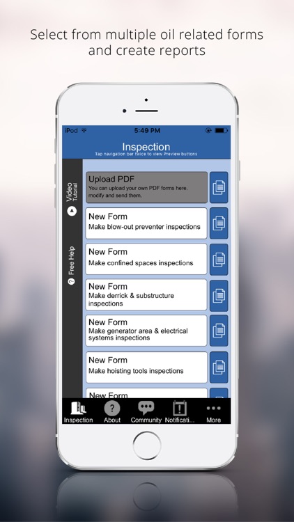 Oil & Gas Rig Inspection Forms by Snappii