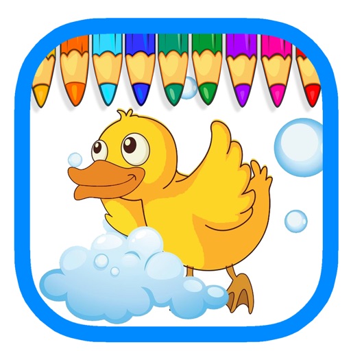Mini Duck Game Coloring Book For Kids Education by Takol Wang