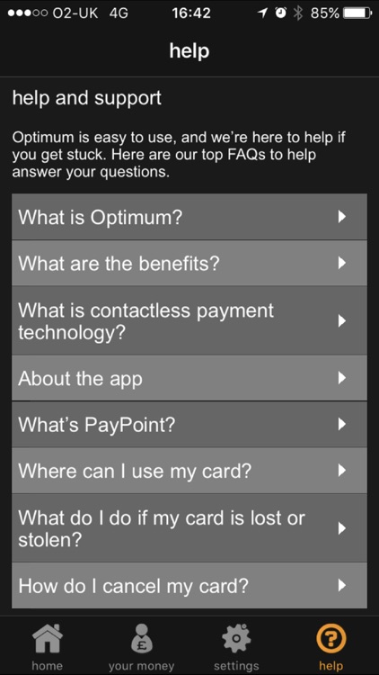 myOptimum by PrePay Technologies ltd