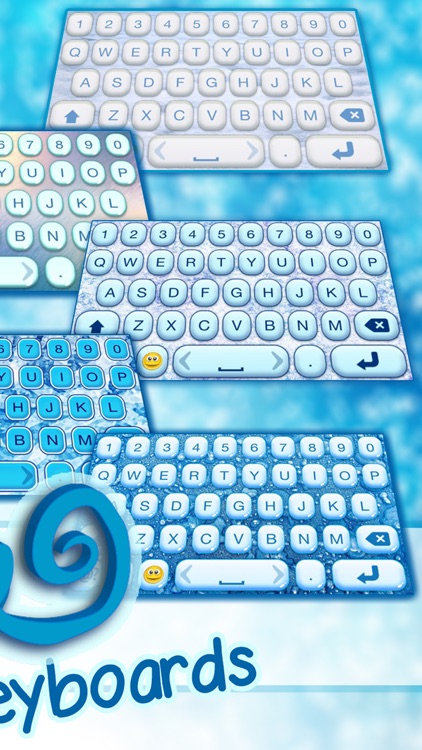Winter Keyboards – Free Frozen and Snowy Design.s by Milica Vuksanovic