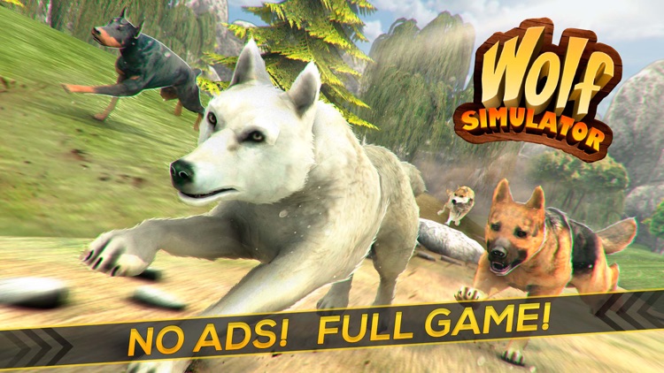 Wolf Simulator Deluxe: Wolves Running Game vs Dogs by Fernando Baro