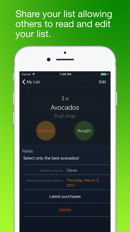Clever | Grocery List by Albert Creus Membrado