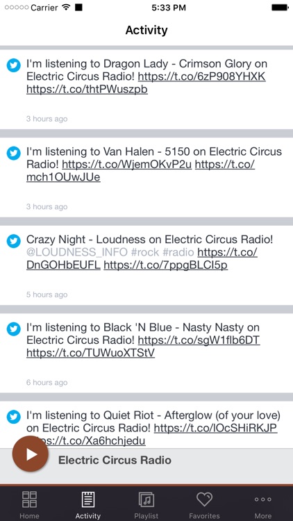 Electric Circus Radio by Nobex Technologies